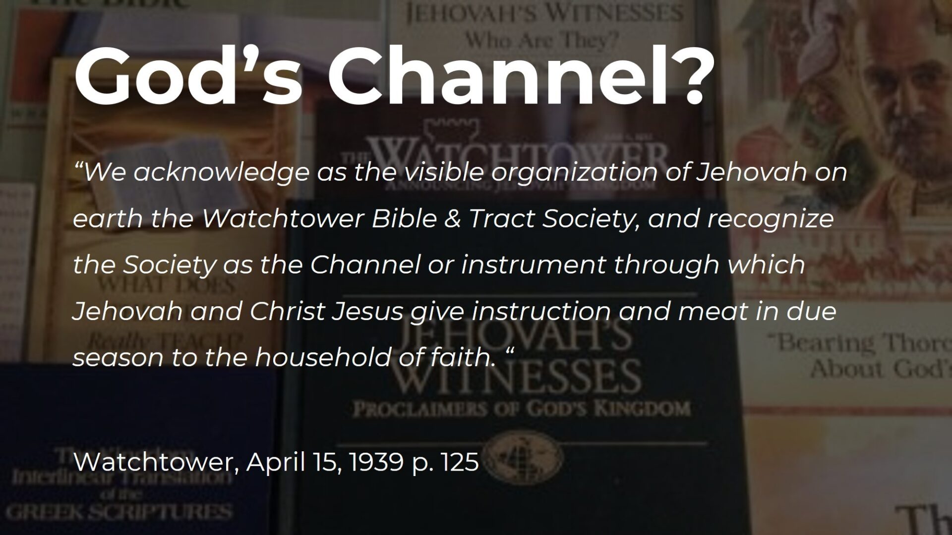 Beards and Attire - readJW.Info